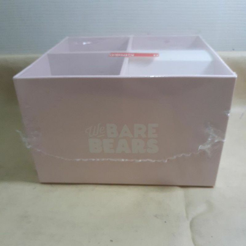 Jual Miniso Desk Organizer We Bare Bears - Kotak Penyimpanan Pink ...