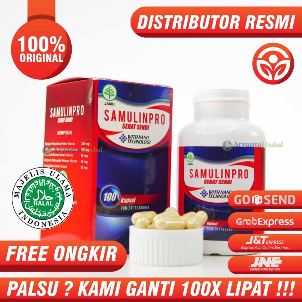 Jual (COD) Samulin Pro Asli Original Walatra Sehat Sendi Obat Tulang ...