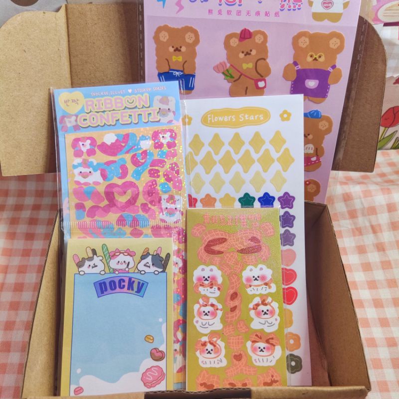 Jual JOURNAL KIT STICKER PACK KOREA STICKER DECO SET POLCO JOURNAL ...