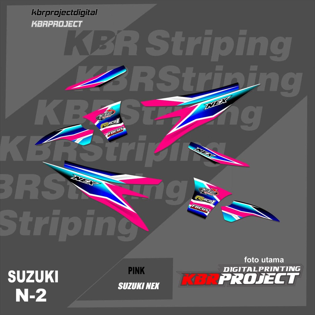 Jual (cod) stiker motor - striping suzuki nex - motor suzuki - motor ...