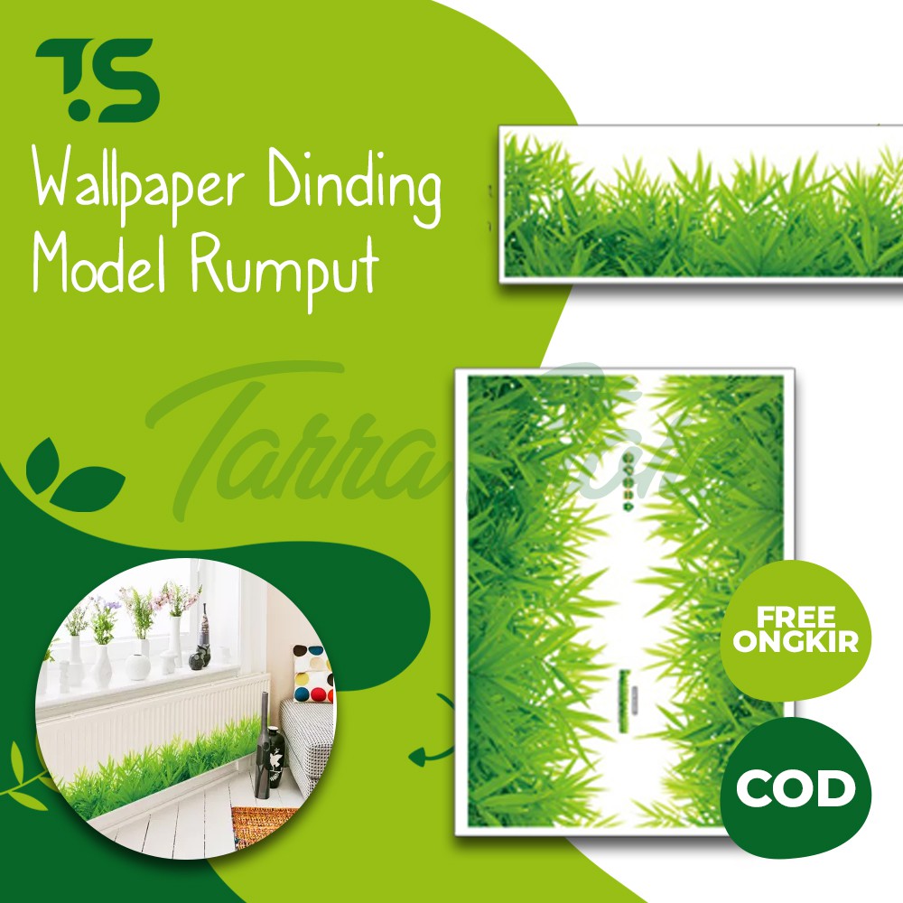 Jual Dekorasi Dinding Ruangan Wallpaper Sticker Dinding Model Rumput ...