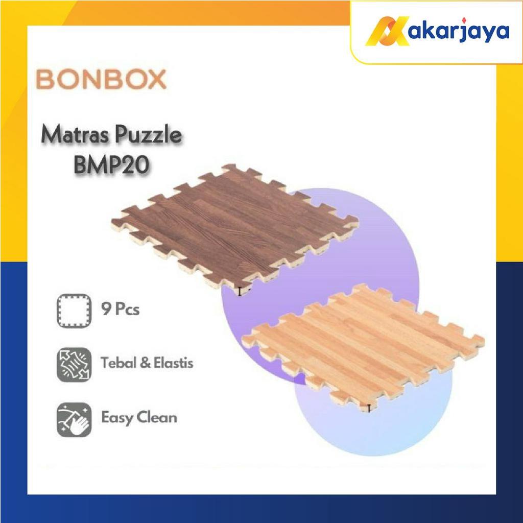 Jual BONBOX BMP20 Matras Puzzle Printed Motif Kayu Karpet Playmat Floor ...