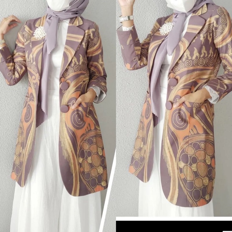 Jual TUNIK OUTER BATIK PREMIUM CIREBON | Shopee Indonesia