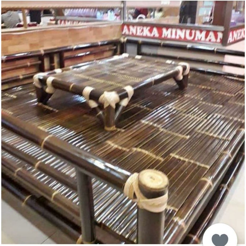 Jual bale bale bambu hitam ikatan rotan ukuran 2x1,50 harga satuan ...