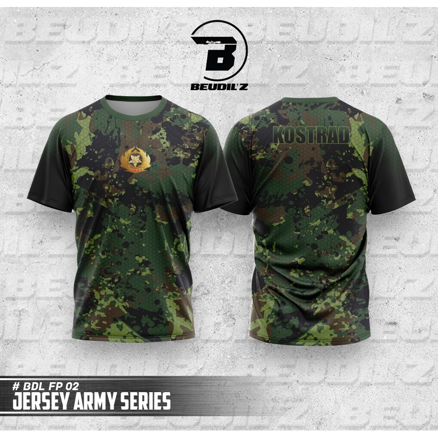 Jual KOSTRAD/JERSEY ARMY SERIES/KAOS/PAKAIAN/KAOS FULL PRINTING ...
