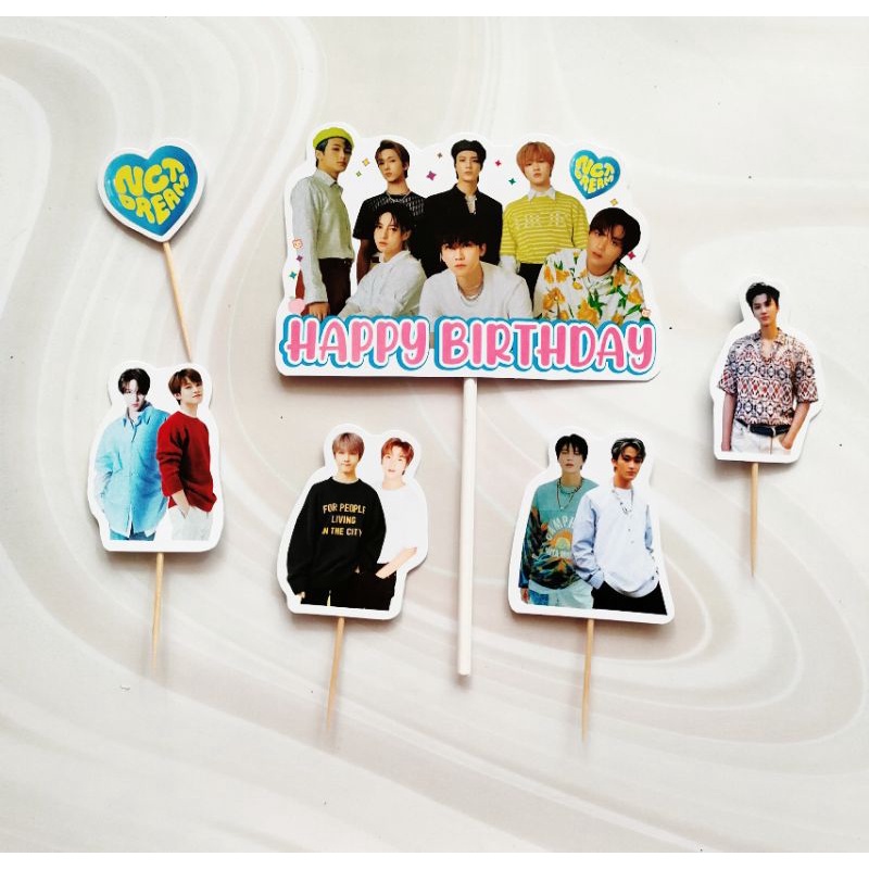 Jual topper toper hiasan tusukan kue cake ulang tahun happy birthday ...