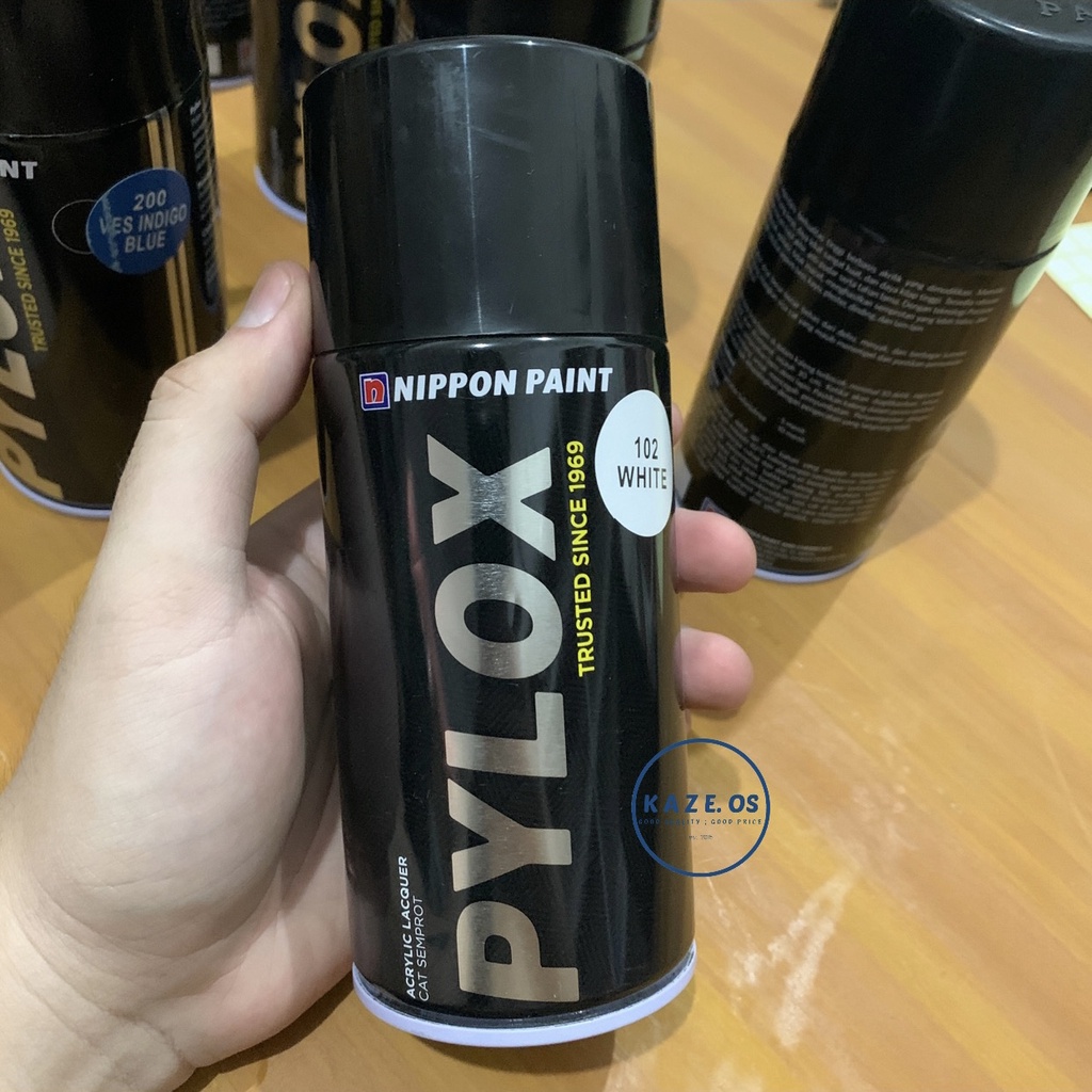 Jual ASLI 100% PYLOX NIPPON PAINT 300 CC SEMUA WARNA - PILOX CAT SEMPROT PILOK PYLOK WHITE BLACK ...