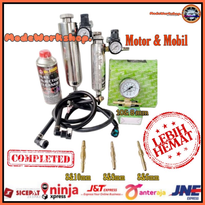Jual Sepaket Alat Service Injector injeksi mobil dan motor tabung infus ...
