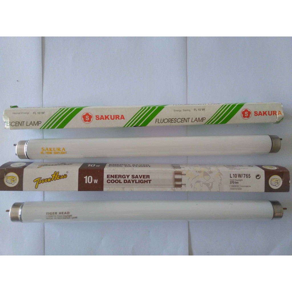 Jual Lampu TL Tigerhead Sakura TL 10w FL 10w Lw 10w/765 | Shopee Indonesia