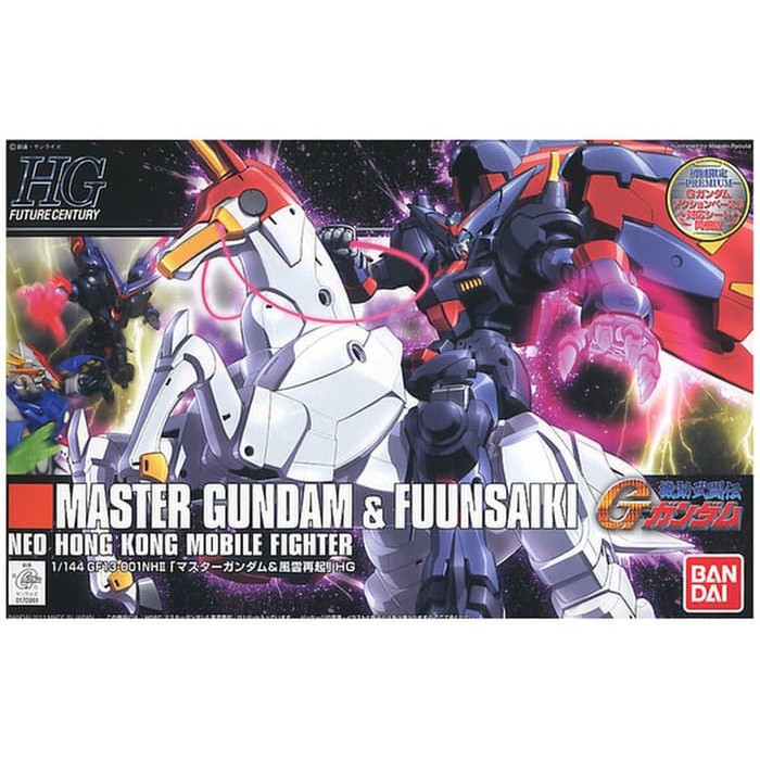 Jual High Grade Bandai Scale HG 1/144 Master Gundam & Fuunsaiki ...
