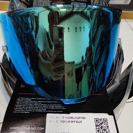 Jual VISOR KYT TT COURSE FP IRIDIUM SKY BLUE (ORIGINAL KYT) | Shopee ...