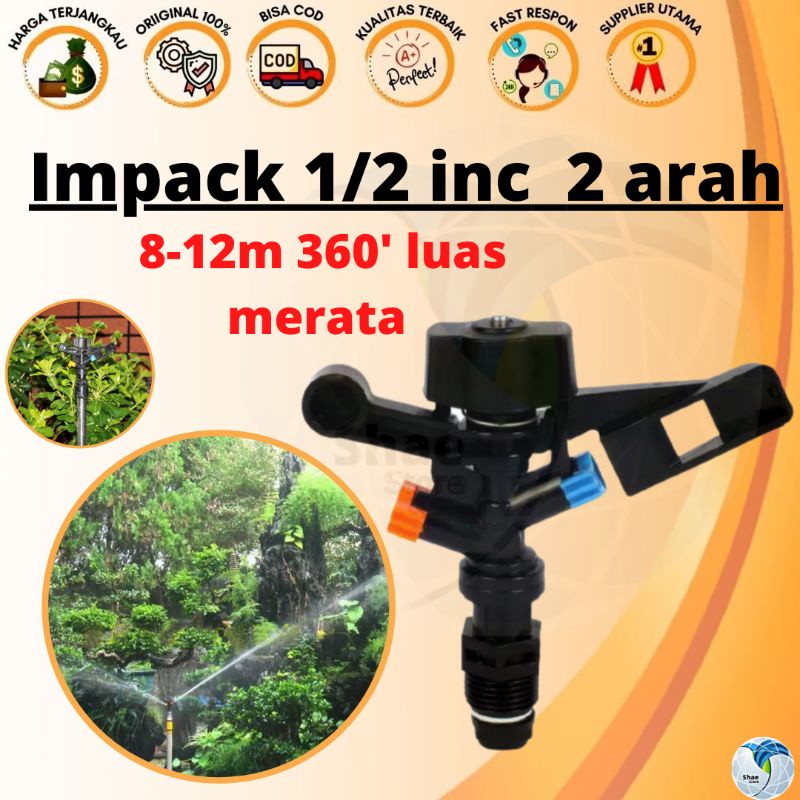 Jual Sprinkler Pertanian Impact 2 arah 1/2 Inch Alat Penyiram Irigasi ...