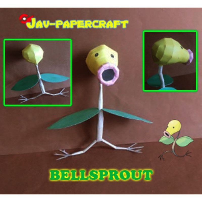 Jual Pokemon bellsprout Papercraft | Shopee Indonesia