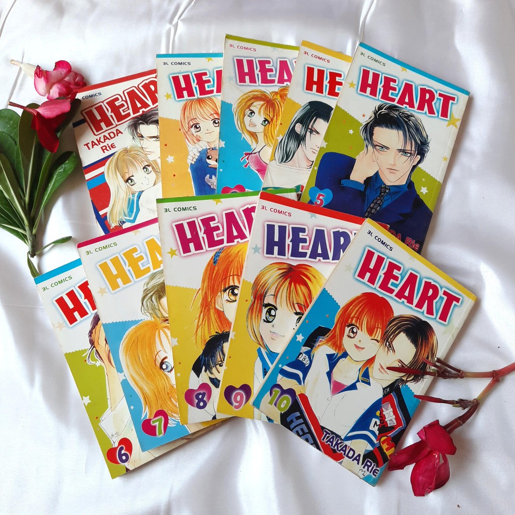 Jual Heart - Takada Rie (10 buku) Komik Kepang / Shoujo Manga | Shopee ...