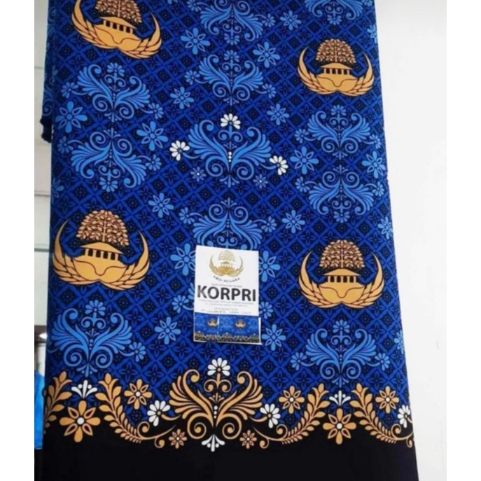 Jual kain batik Korpri terbaru premium | Shopee Indonesia
