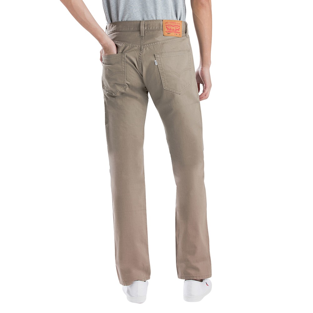 Jual Levi's 505 Regular Fit Timberwolf Sat Slub Wt (00505-0718 ...