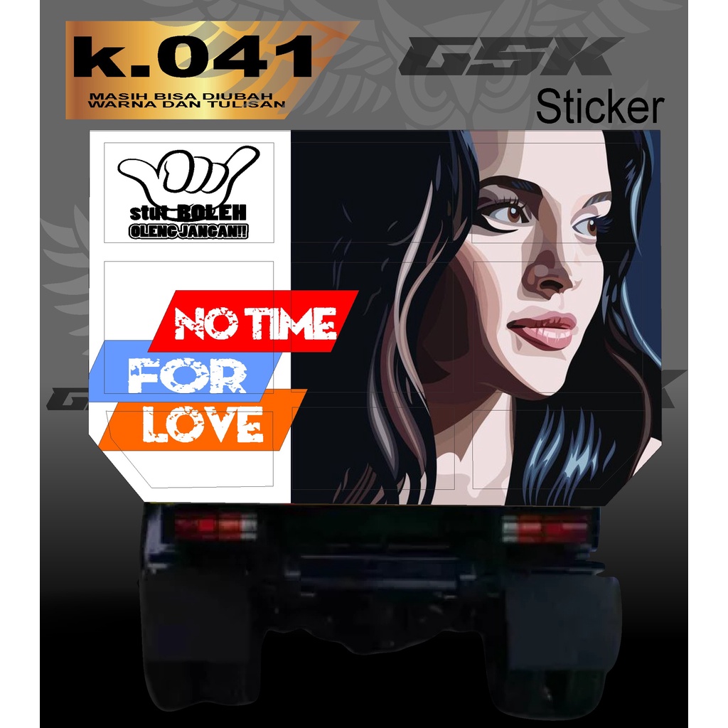 Jual Sticker Decal Bak BELAKANG Truk k.041 | Shopee Indonesia