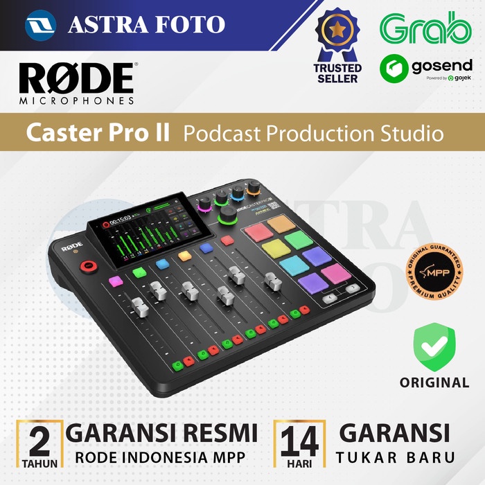 Jual Audio Mixer RODE Caster Pro II Integrated Audio Production Studio ...