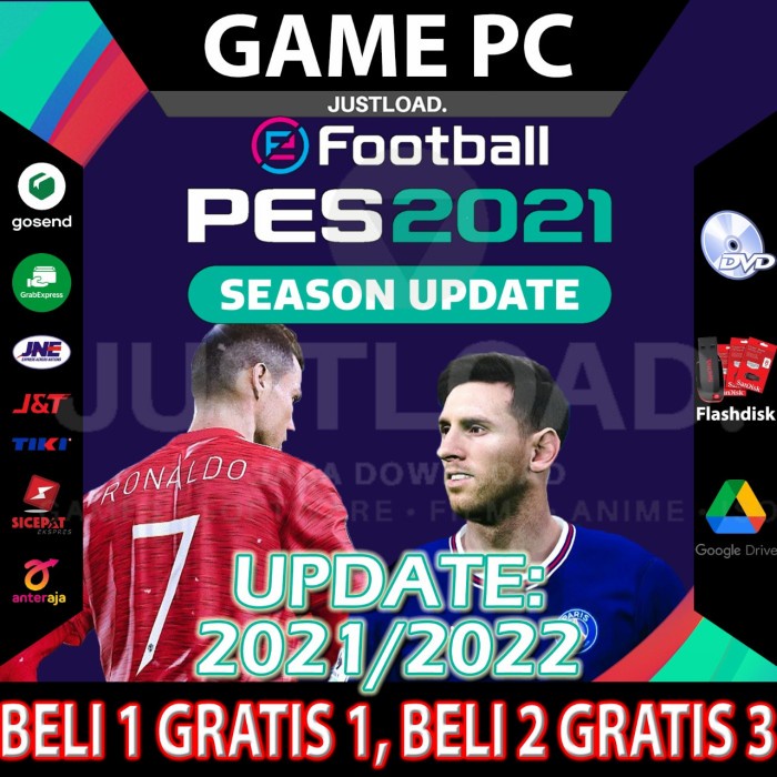 Jual PROMO eFootball PES 2021 Full Version Game PC Komputer Laptop ...