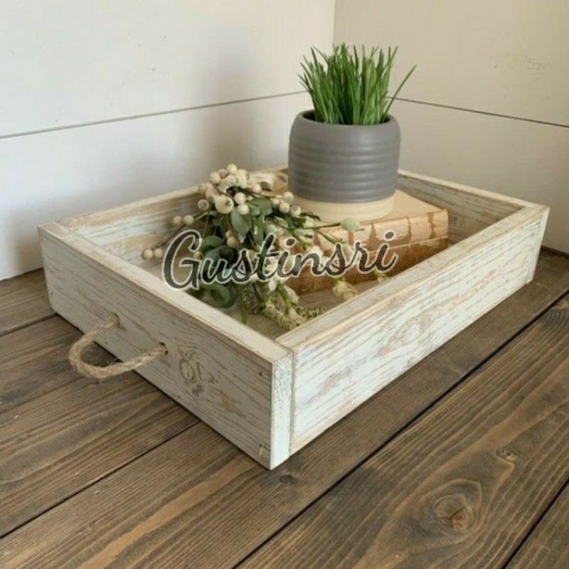 Jual TRAY RUSTIC NAMPAN KAYU RUSTIC NAMPAN KAYU UNIK BAKI KOTAK ...
