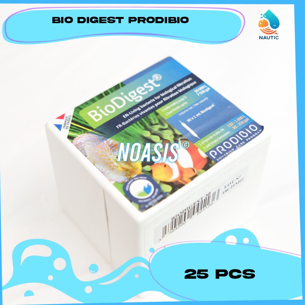 Jual NOASIS Prodibio BioDigest Living bacteria 1 Vial Bakteri Starter ...