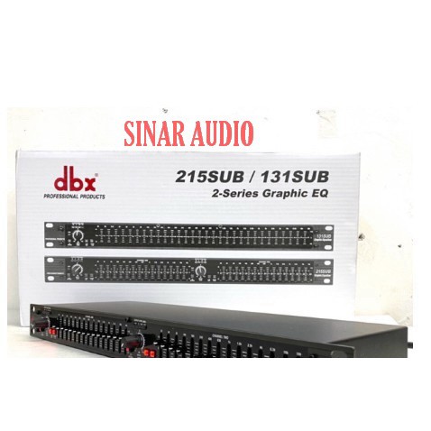 Jual Equaliser DBX 215 Plus Output Subwoofer / dbx215 Sub | Shopee Indonesia