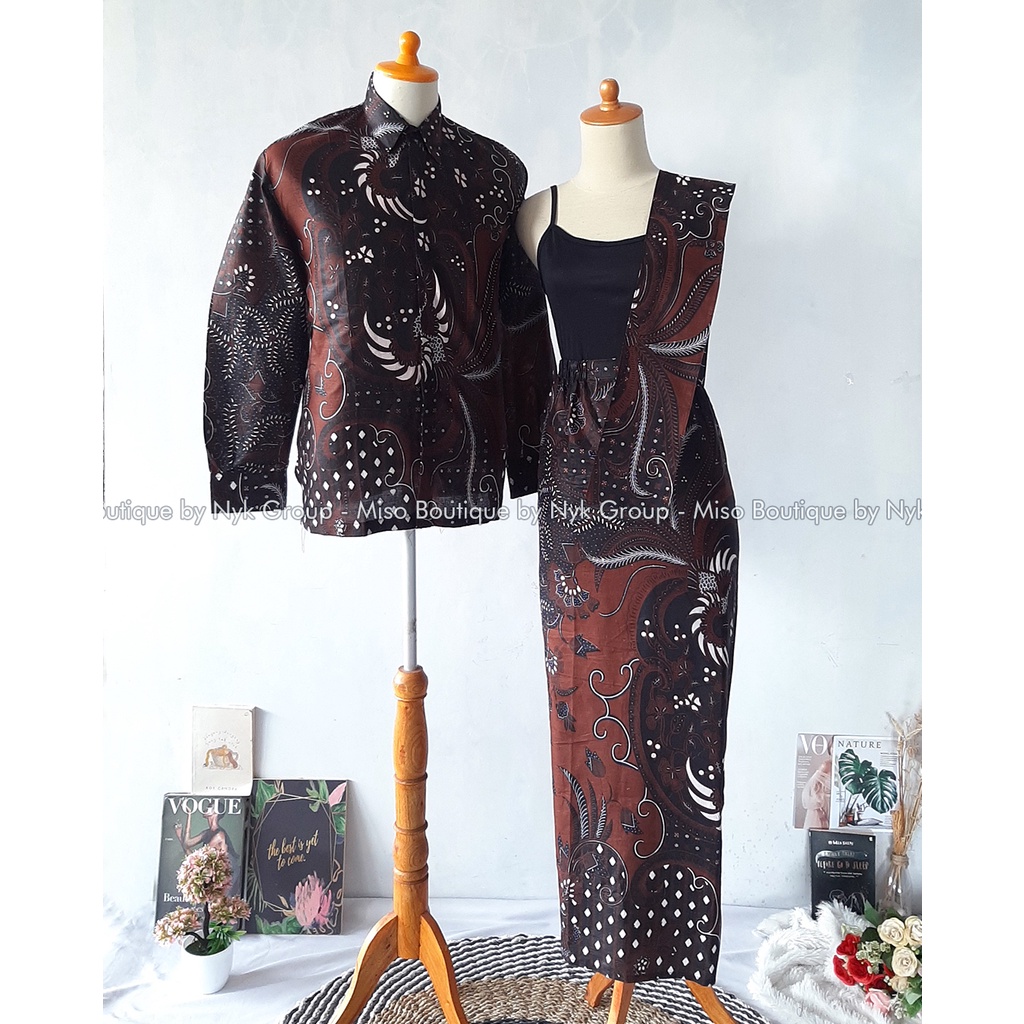 Jual MISO BUTIK (NEW ARRIVAL) - BATIK COUPLE ENVY / KEMEJA BATIK COUPLE ...