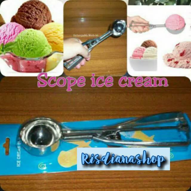 Jual Scoope Ice Cream/Es Krim Stainless | Shopee Indonesia