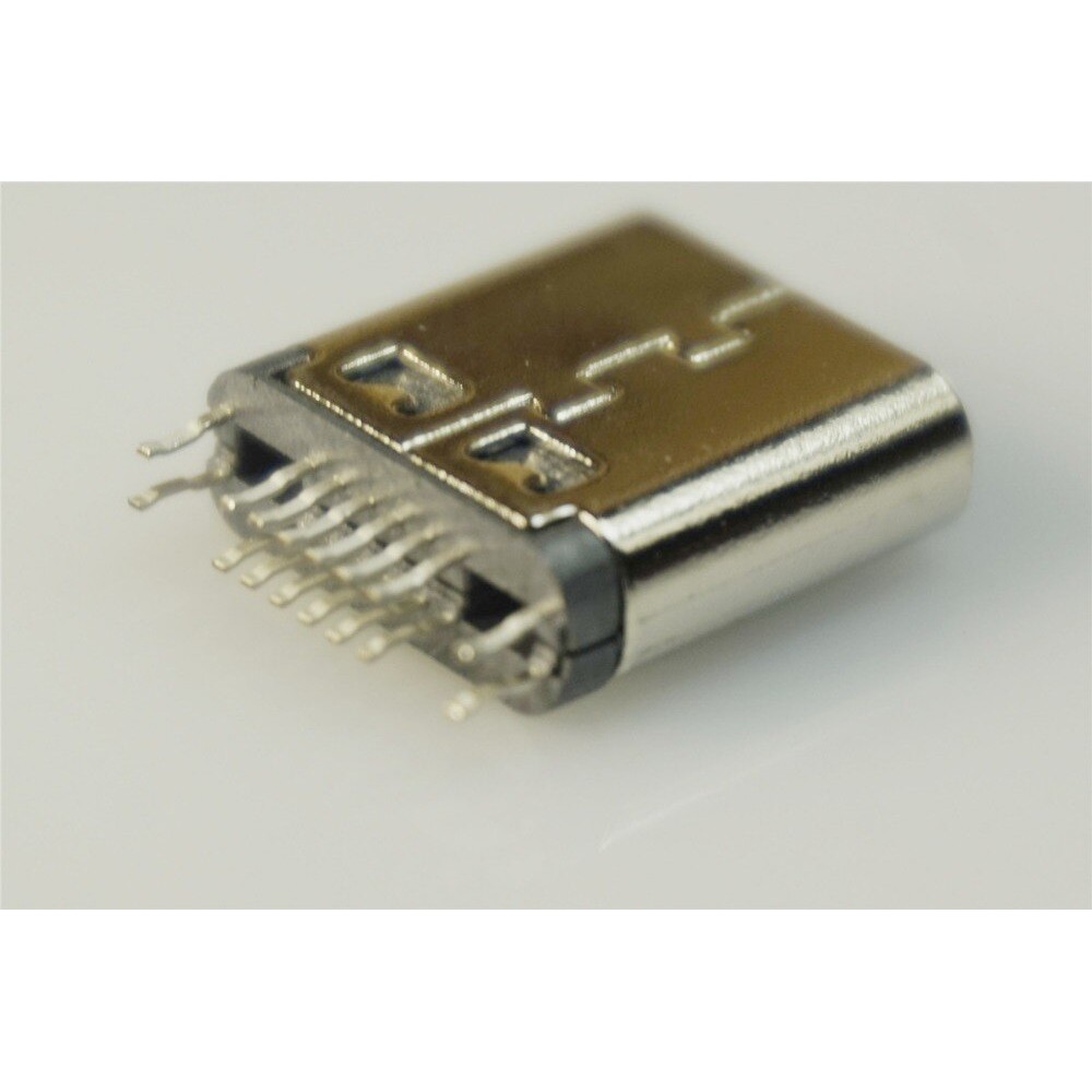 Jual 50 pcs USB 3.1 Type C Connector 16 Pin Female Socket receptacle ...