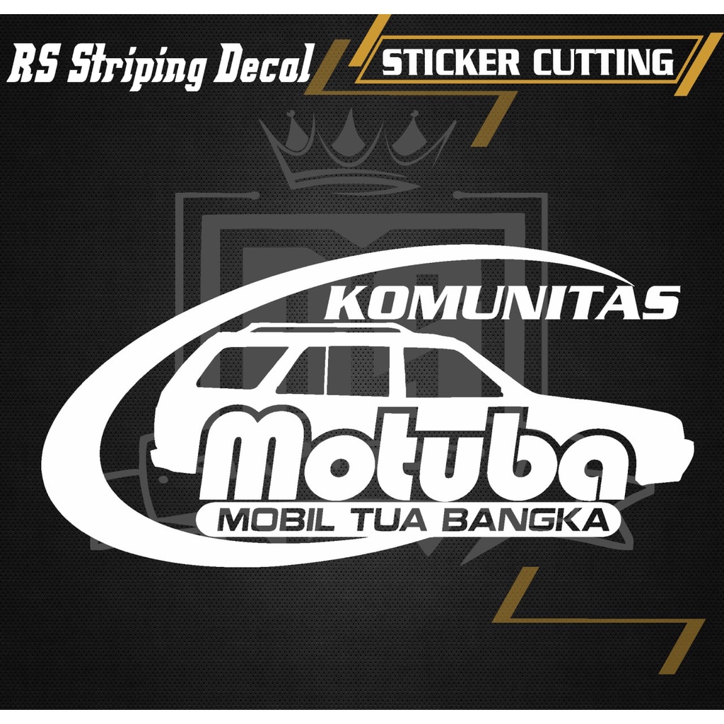 Jual STICKER KATA KATA MOTUBA/CUSTOM CUTTING KATA BODY/KACA MOBIL TRUCK/PICK UP/L300 RS | Shopee ...
