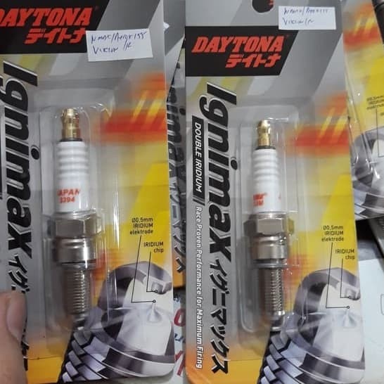 Jual BUSI RACING DAYTONA (DOUBLE IRIDIUM) N-MAX/ AEROX-155 VVA ORIGINAL Original original ...