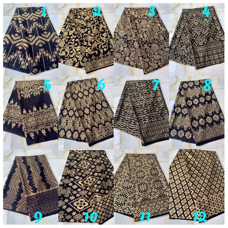 Jual STRPE88 KAIN BATIK PRADA MURAH KAIN BATIK EMAS KAIN BATIK GOLD ...