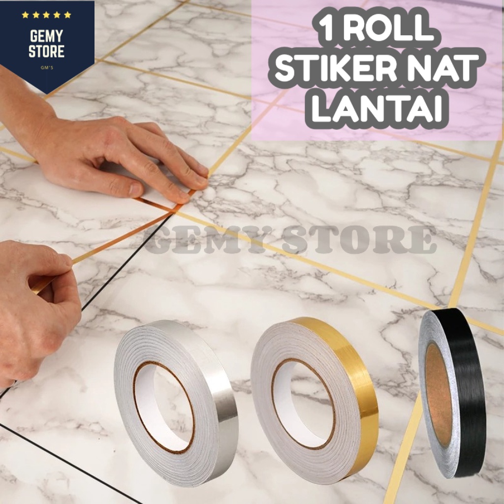 Jual STIKER PEMBATAS NAT KERAMIK LANTAI STICKER TEMBOK ROLL GULUNGAN ...