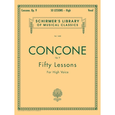 Jual Concone Op.9 : 50 Lessons for High Voice | Shopee Indonesia