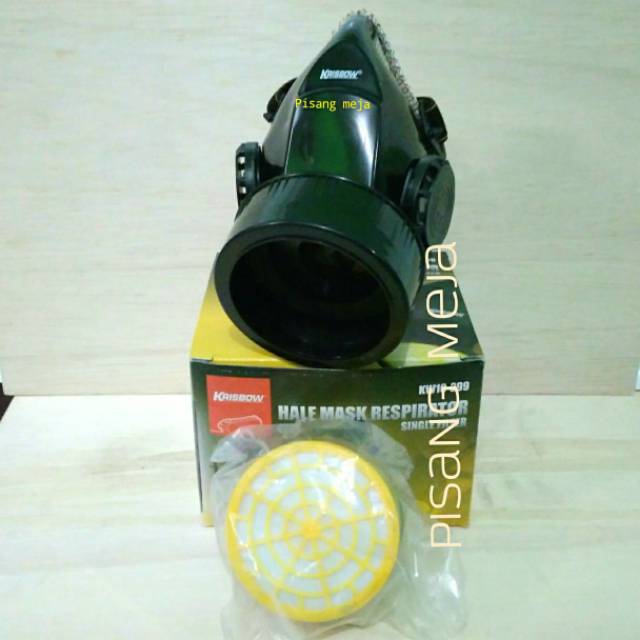 Jual Masker Krisbow Respirator Single + Filter Anti Asap Gas Kimia ...