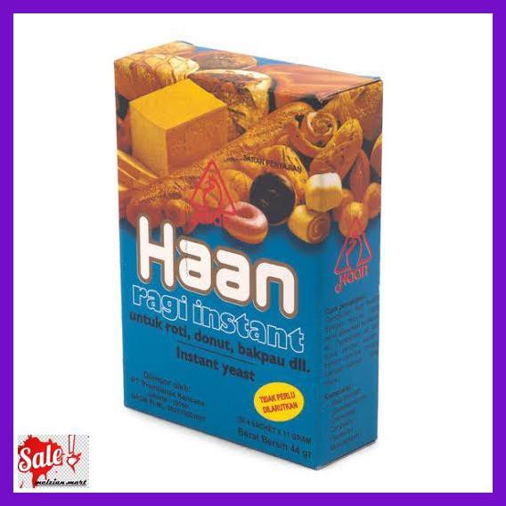 Jual Giragi- Haan Ragi Instant 44Gr Instant Yeast Haan 4X11Gr -Makanan ...