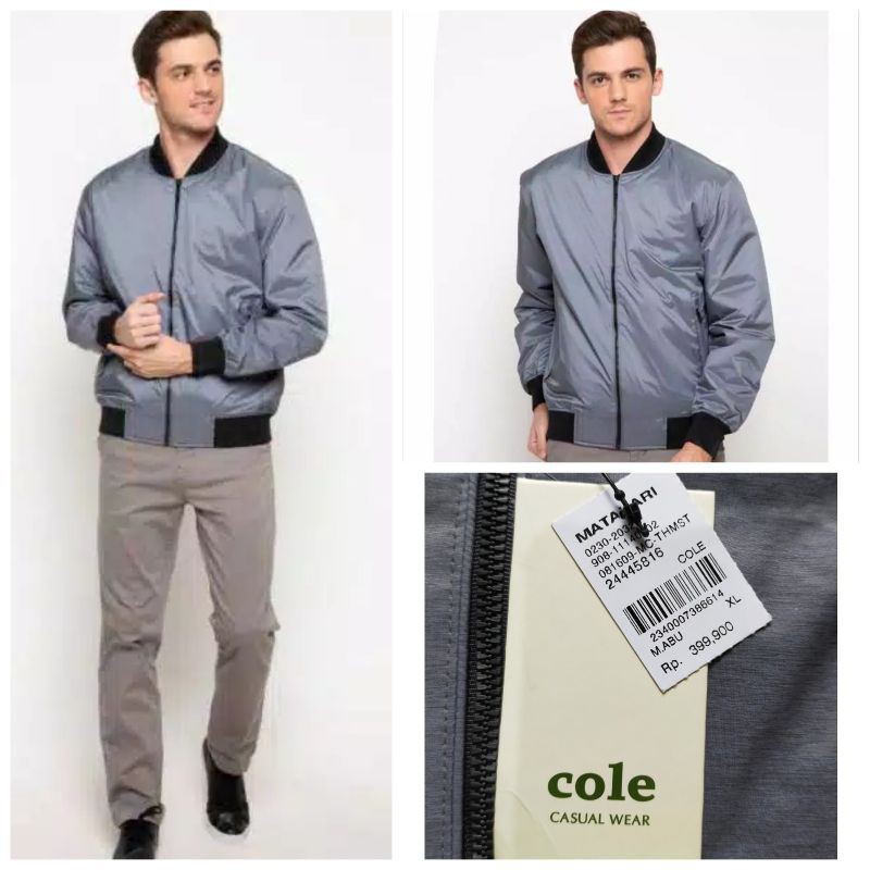 Jual Jekat Bomber Cole Full Komplit Tag Bandroll | Shopee Indonesia