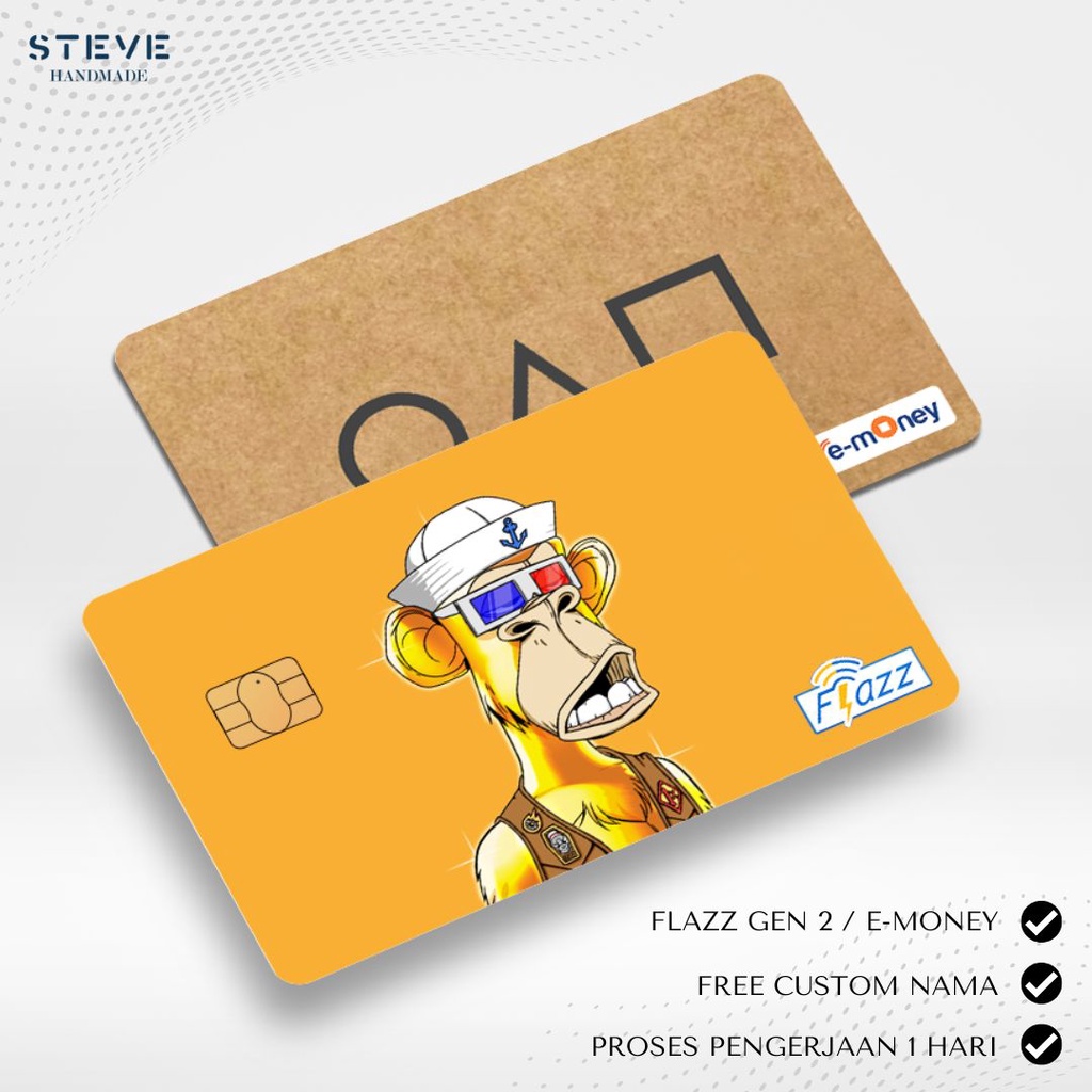 Jual Flazz Gen 2 BCA / Emoney Mandiri FG2006 EM2101 Custom Foto Nama ...