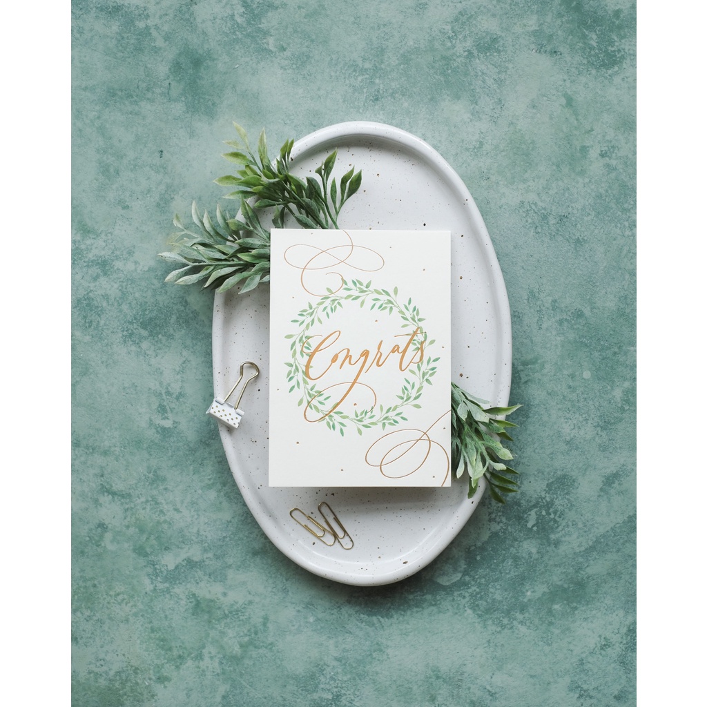 Jual Kartu Ucapan Congrats Forest / Letterist Greeting Card | Shopee ...