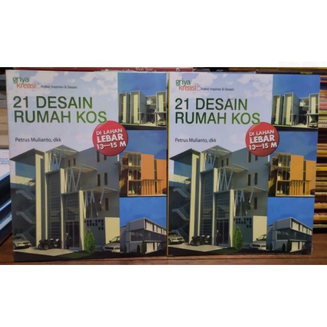 Jual Buku 21 Desain Rumah Kos Di Lahan Lebar 13 Sampai 15 METER - bangun kos | Shopee Indonesia