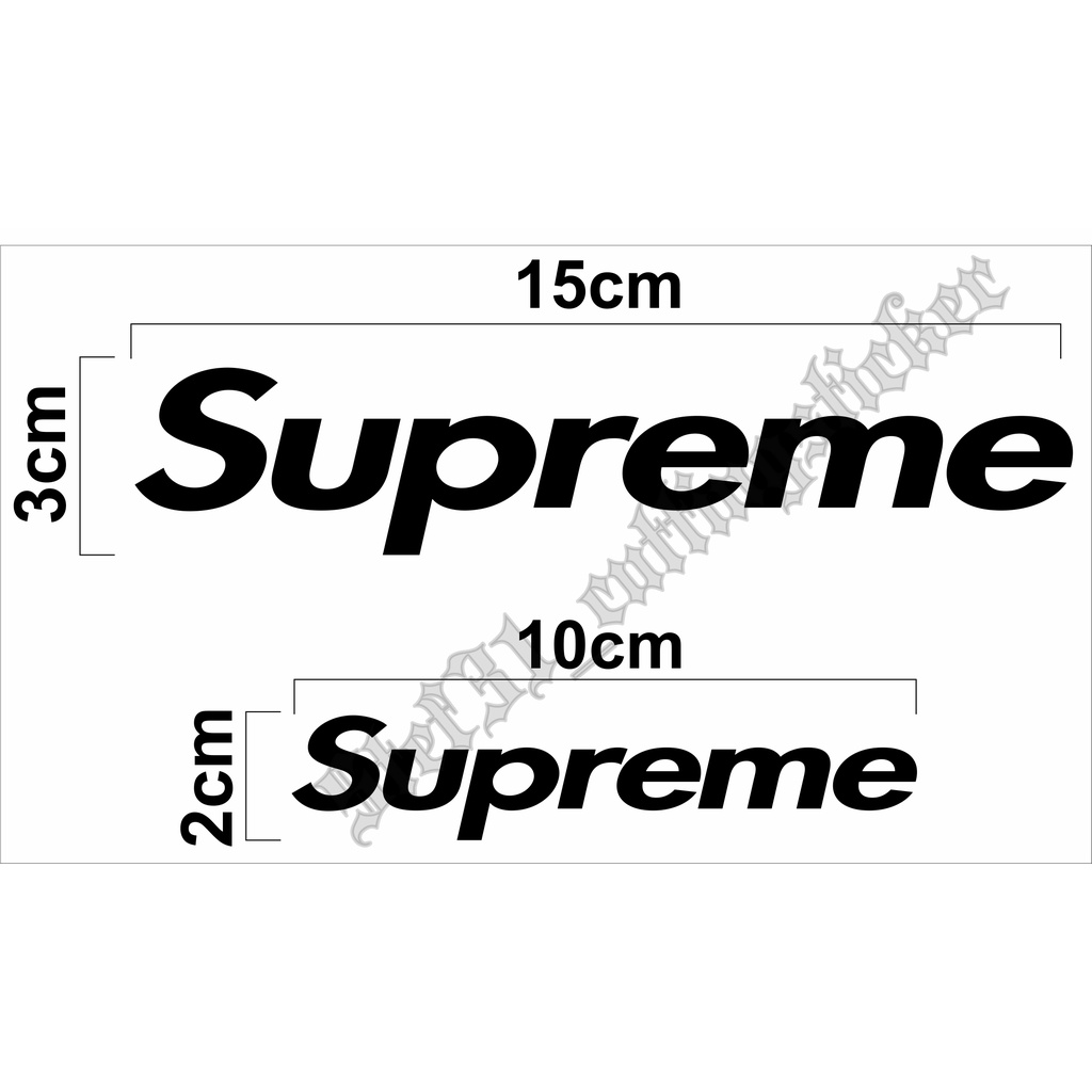 Jual Stiker cutting logo supreme | Shopee Indonesia