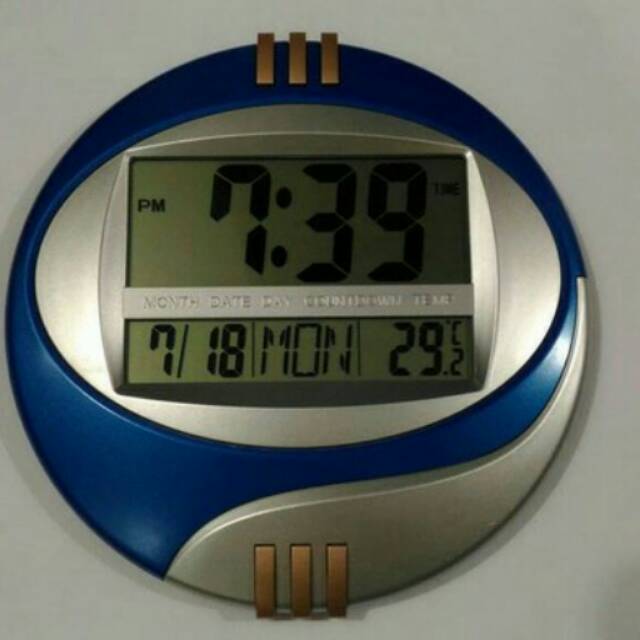 Jual JAM DINDING DIGITAL MULTIFUNGSI BISA DI DINDING DAN MEJA (Murah ...