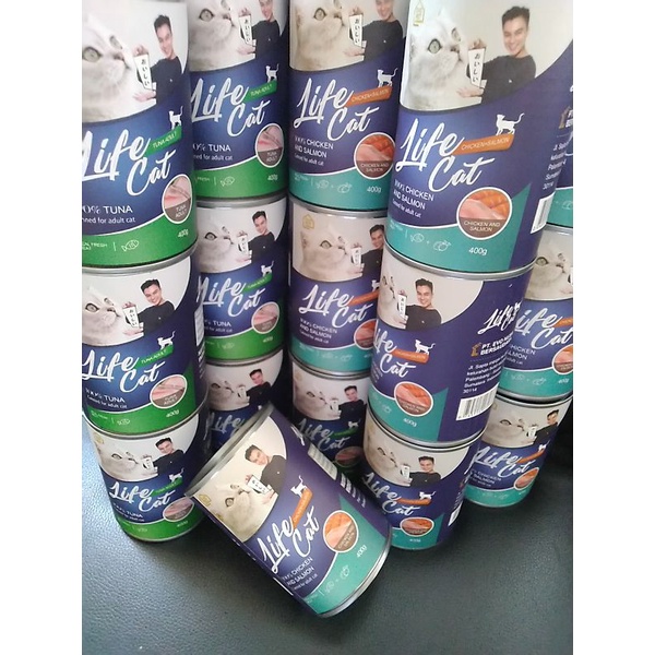 Jual Life Cat Wet Cat Food Canned 400gr | Shopee Indonesia