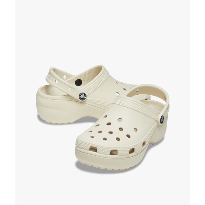 Jual Crocs Classic Platform Clog Bone | Shopee Indonesia