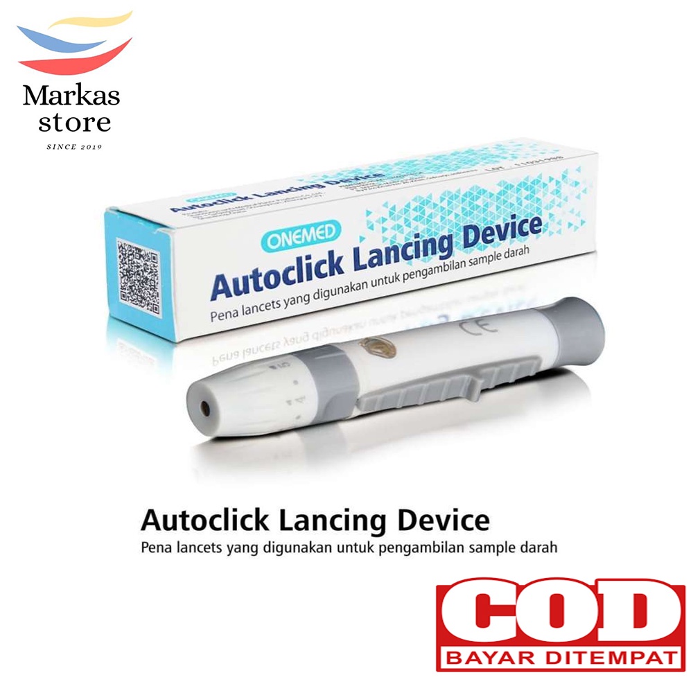 Jual Pen Lancet Lancing Autoclick Lancets Onemed | Shopee Indonesia