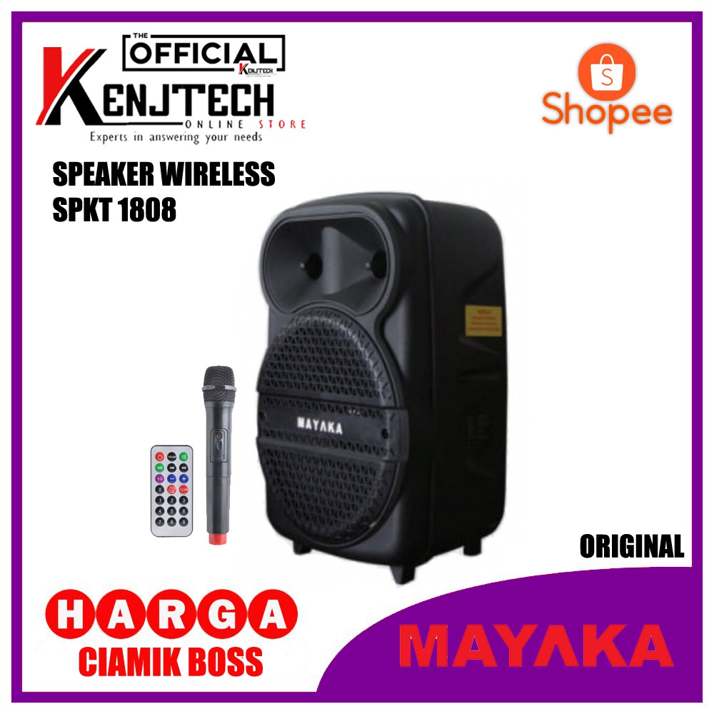 Jual Speaker aktif wireless bluetooth mayaka | Shopee Indonesia