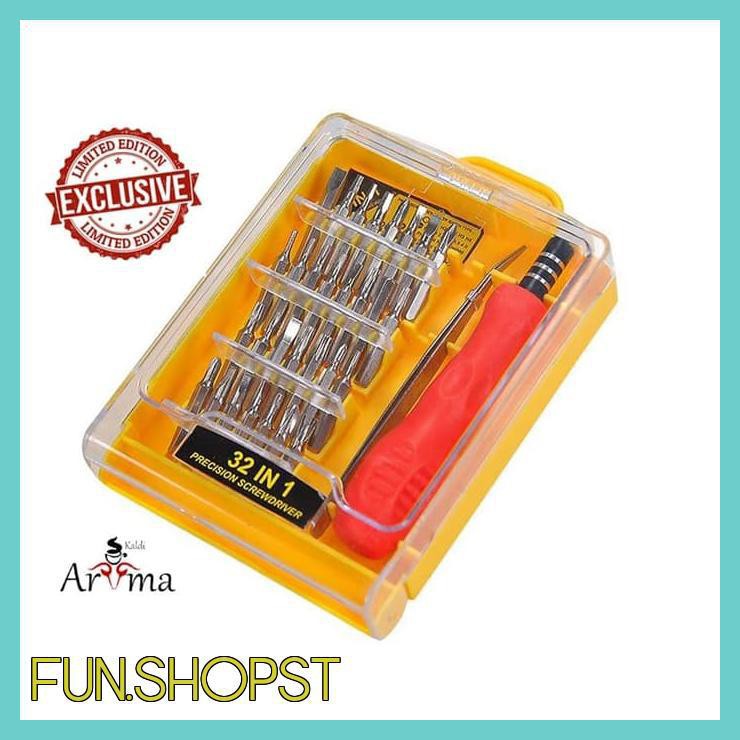 Jual OBENG SET / OBENG HP , KOMPUTER / SCREWDRIVER SET ( 32 IN 1 ) NEW BOX | Shopee Indonesia