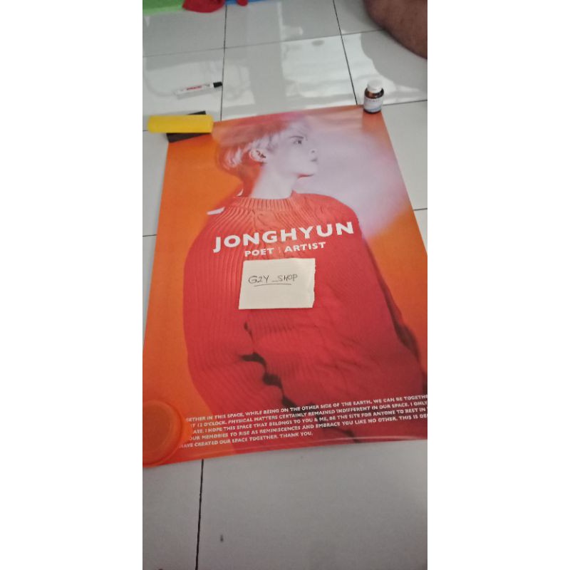 Jual POSTER SHINEE JONGHYUN / POSTER JONGHYUN / POSTER KPOP | Shopee ...