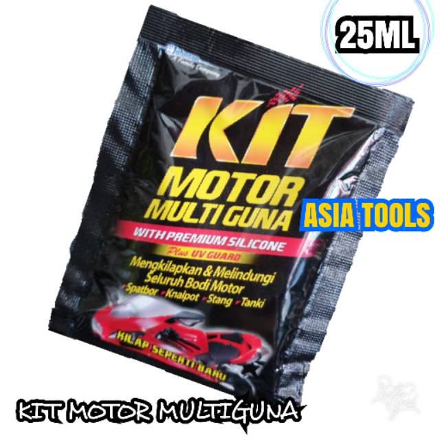 Jual KIT Pengkilap Motor / KIT Multiguna 25ml Kemasan Sachet | Shopee ...