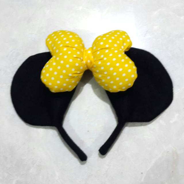 Jual Bando minnie mouse mickey mouse pita bow film kartun anime minnie ...